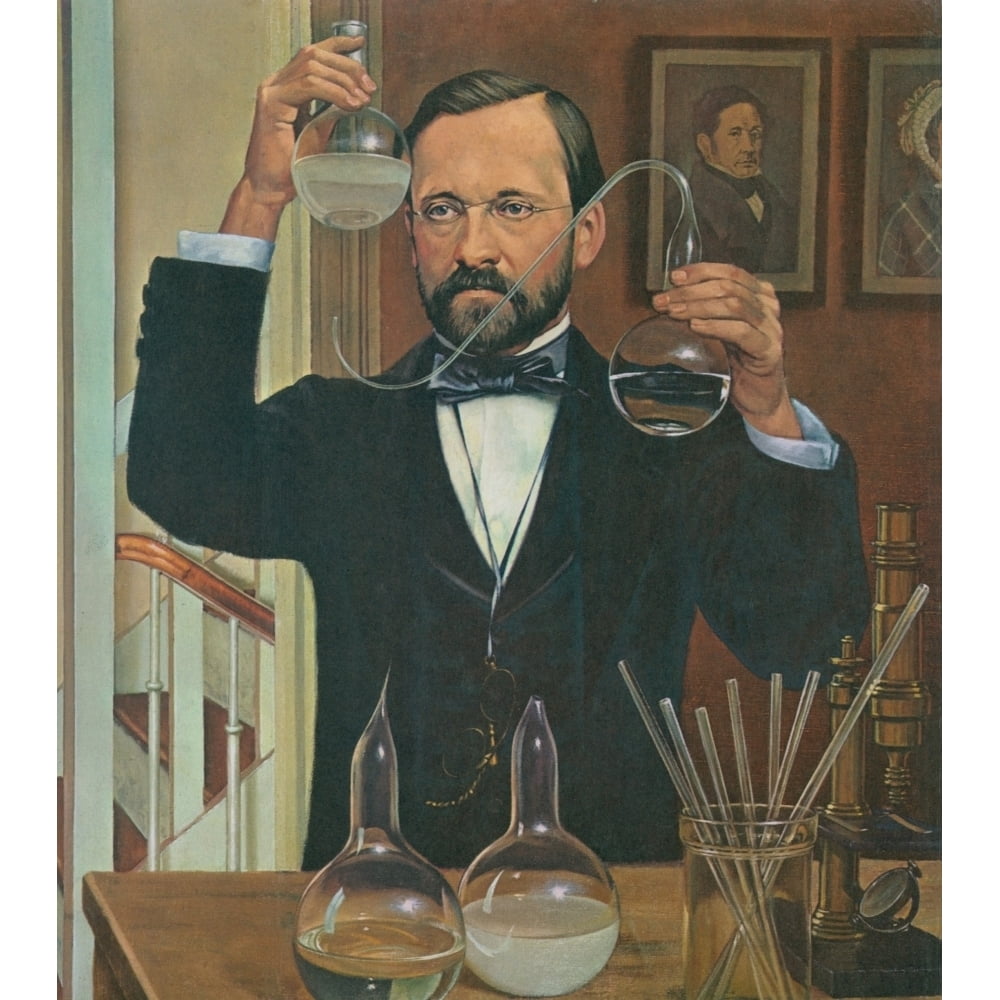 Louis Pasteur History Poster Print - Walmart.com