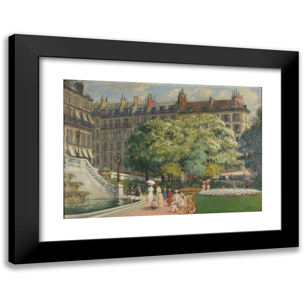 Louis Paviot 18x14 Black Modern Framed Museum Art Print Titled - The ...