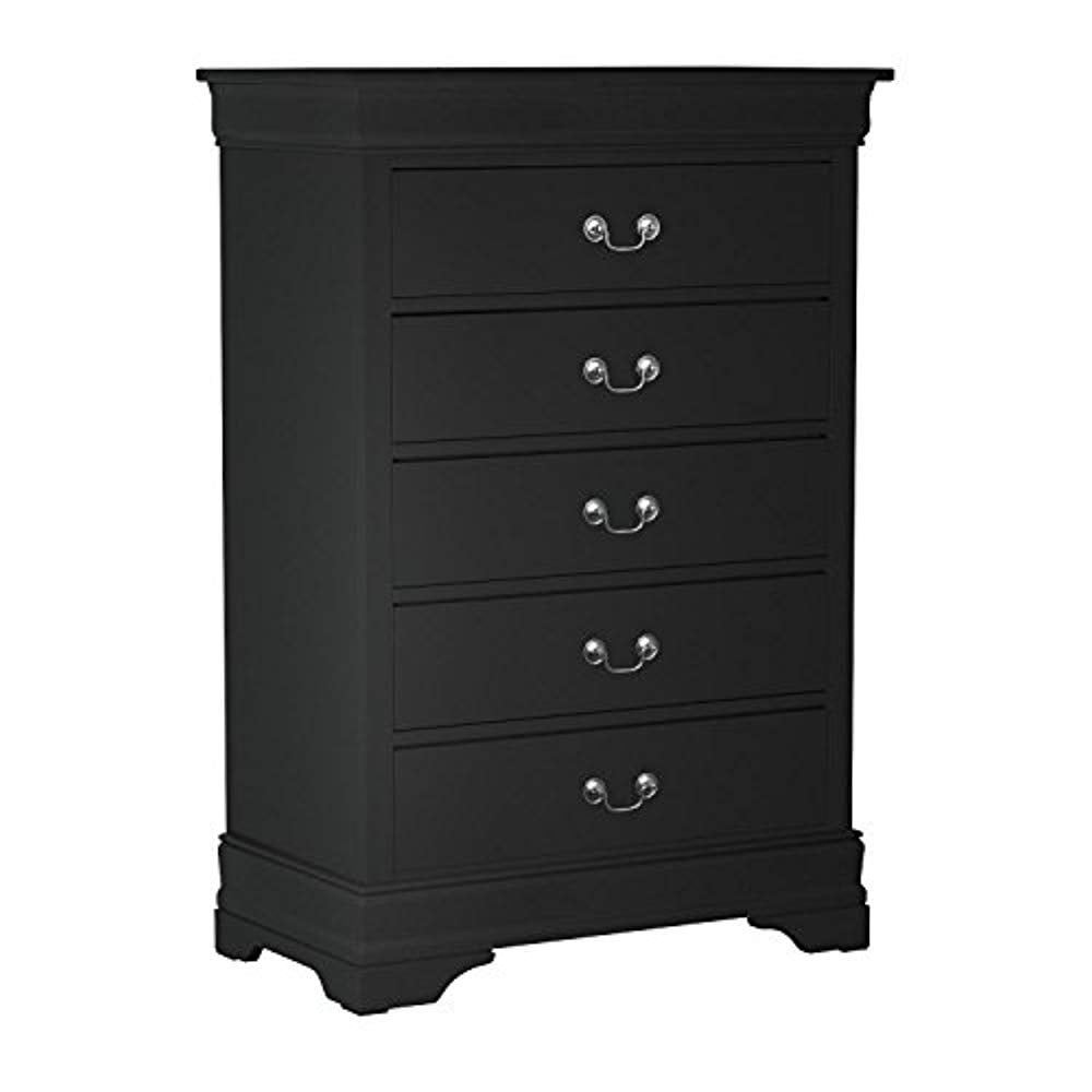 Louis Philippe Rectangular 5-drawer Chest - Walmart.com