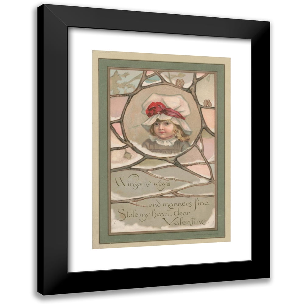 Louis Prang 11x14 Black Modern Framed Museum Art Print Titled - Winsome ...