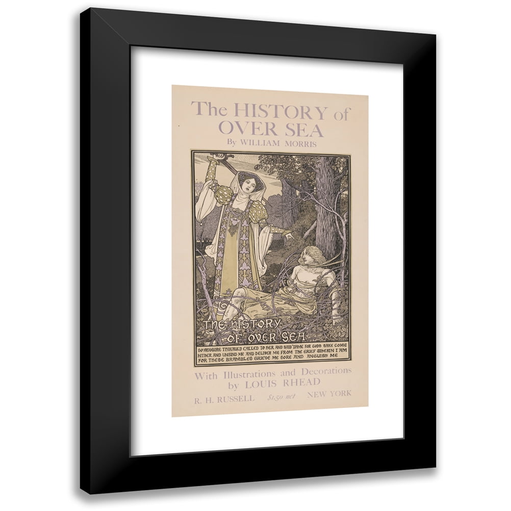 Louis Rhead 10x14 Black Modern Framed Museum Art Print Titled - The ...