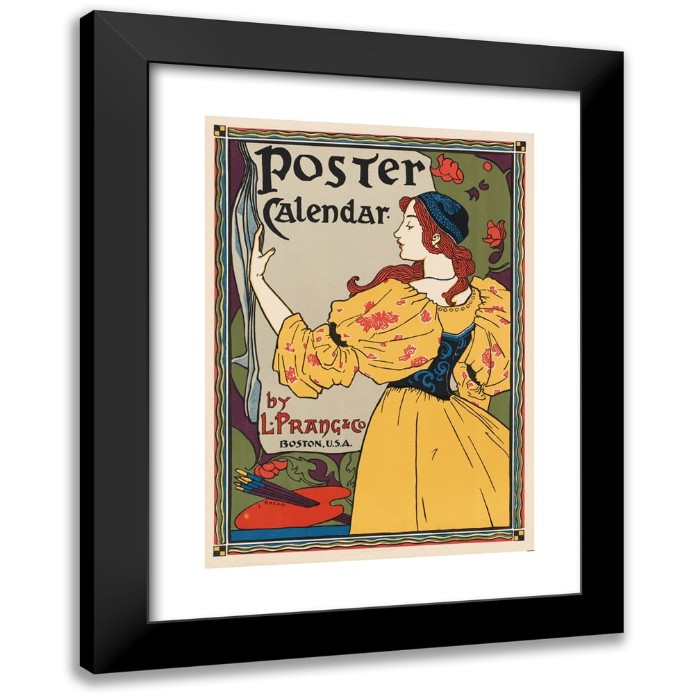 Louis Rhead 11x14 Black Modern Framed Museum Art Print Titled - Poster ...