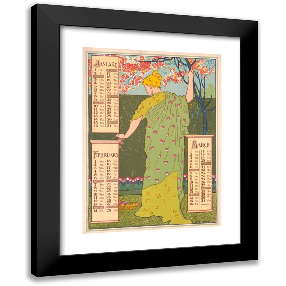 Louis Rhead 11x14 Black Modern Framed Museum Art Print Titled - Poster ...