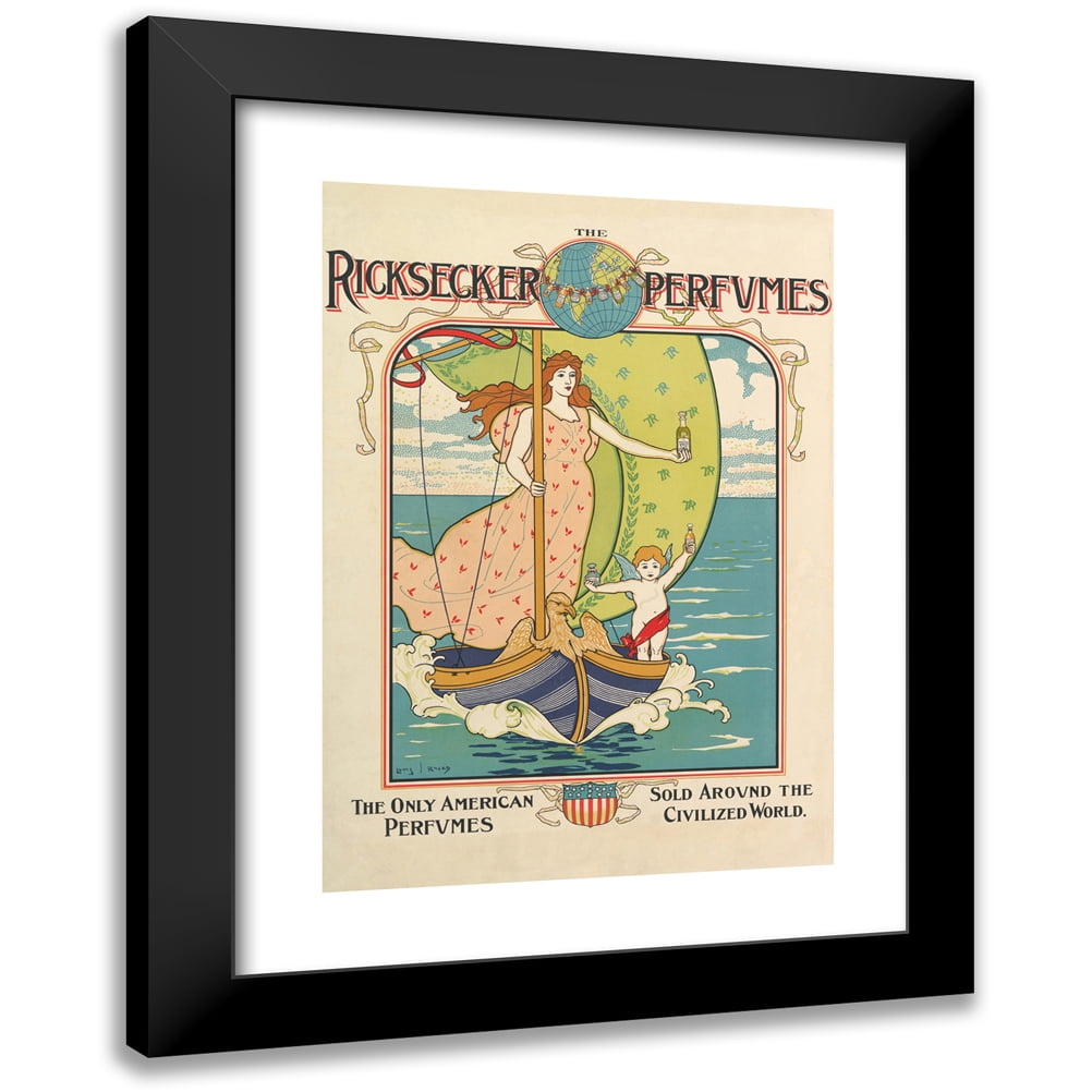 Louis Rhead 11x14 Black Modern Framed Museum Art Print Titled ...