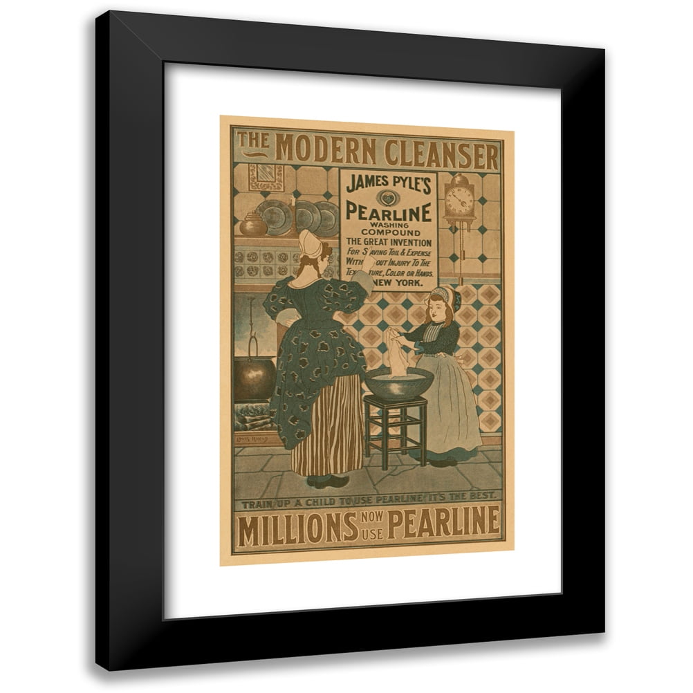 Louis Rhead 17x24 Black Modern Framed Museum Art Print Titled - The ...