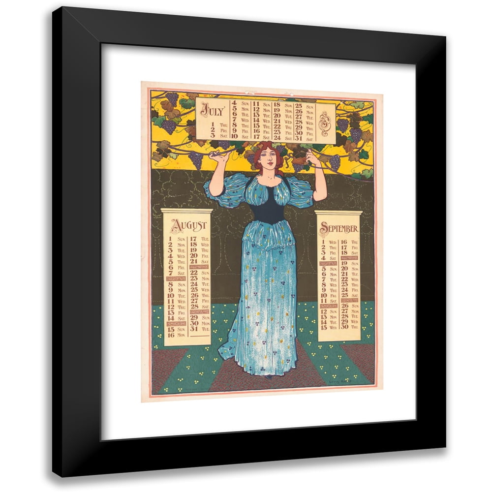 Louis Rhead 19x24 Black Modern Framed Museum Art Print Titled - Poster ...