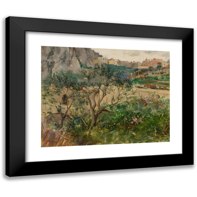 Louis Ritter 14x12 Black Modern Framed Museum Art Print Titled - View ...