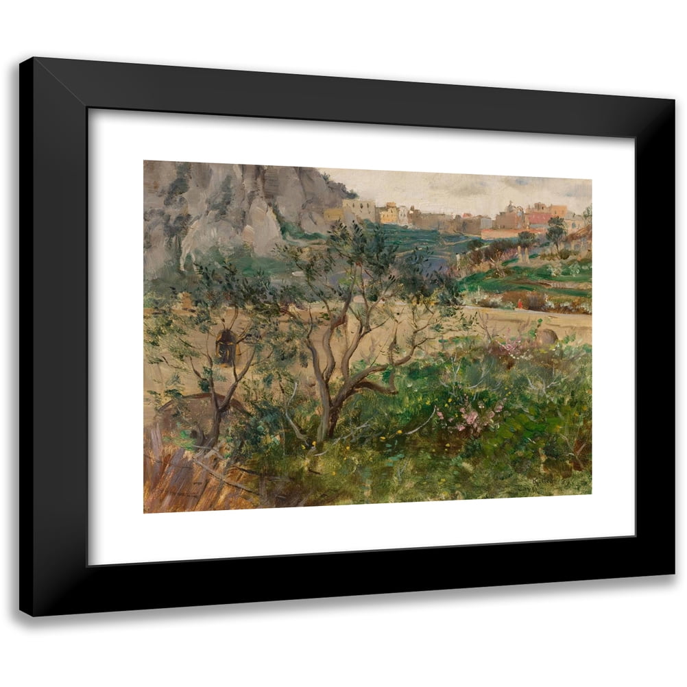 Louis Ritter 24x20 Black Modern Framed Museum Art Print Titled - View ...