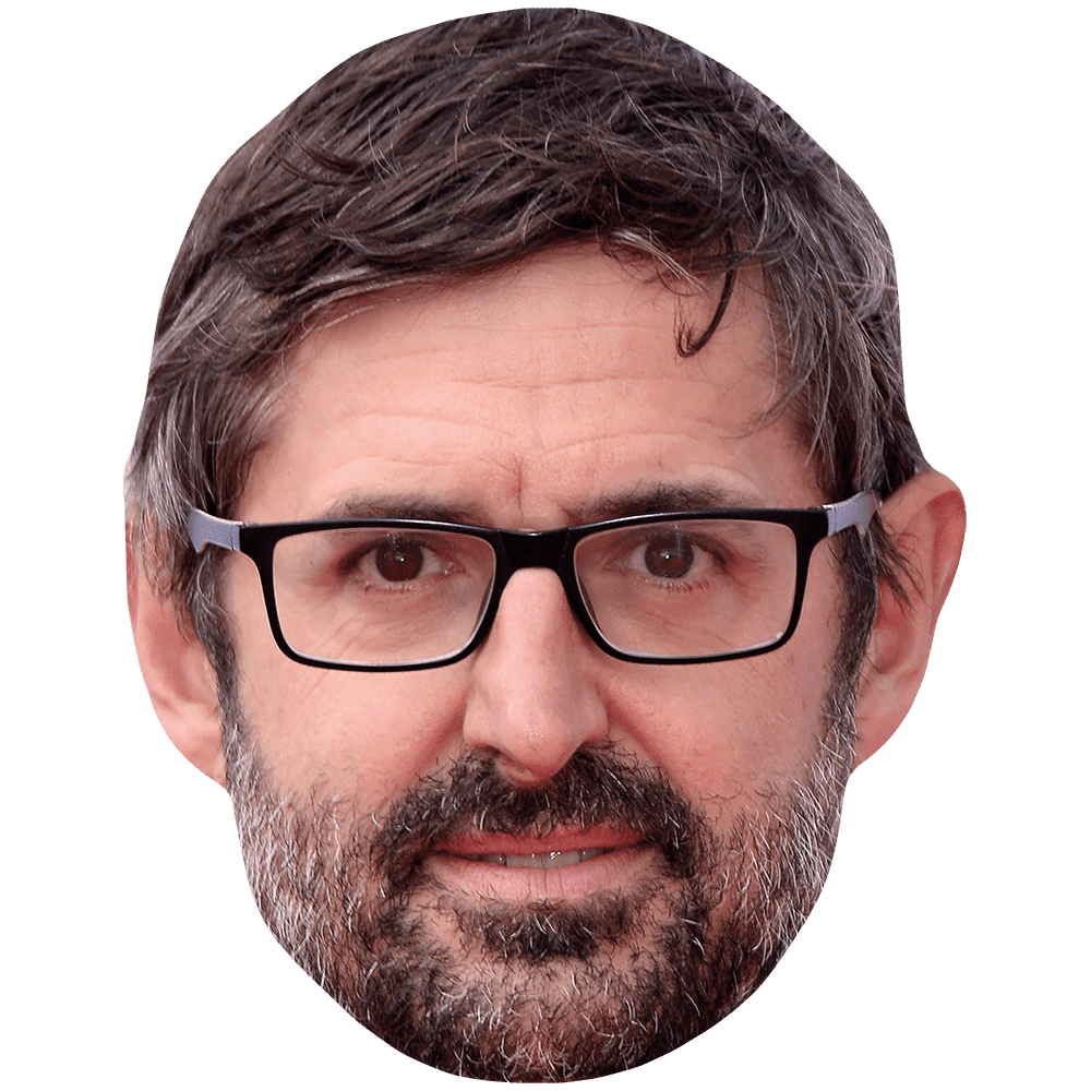 Louis Theroux (Beard) Flat Cardboard Face - Walmart.com
