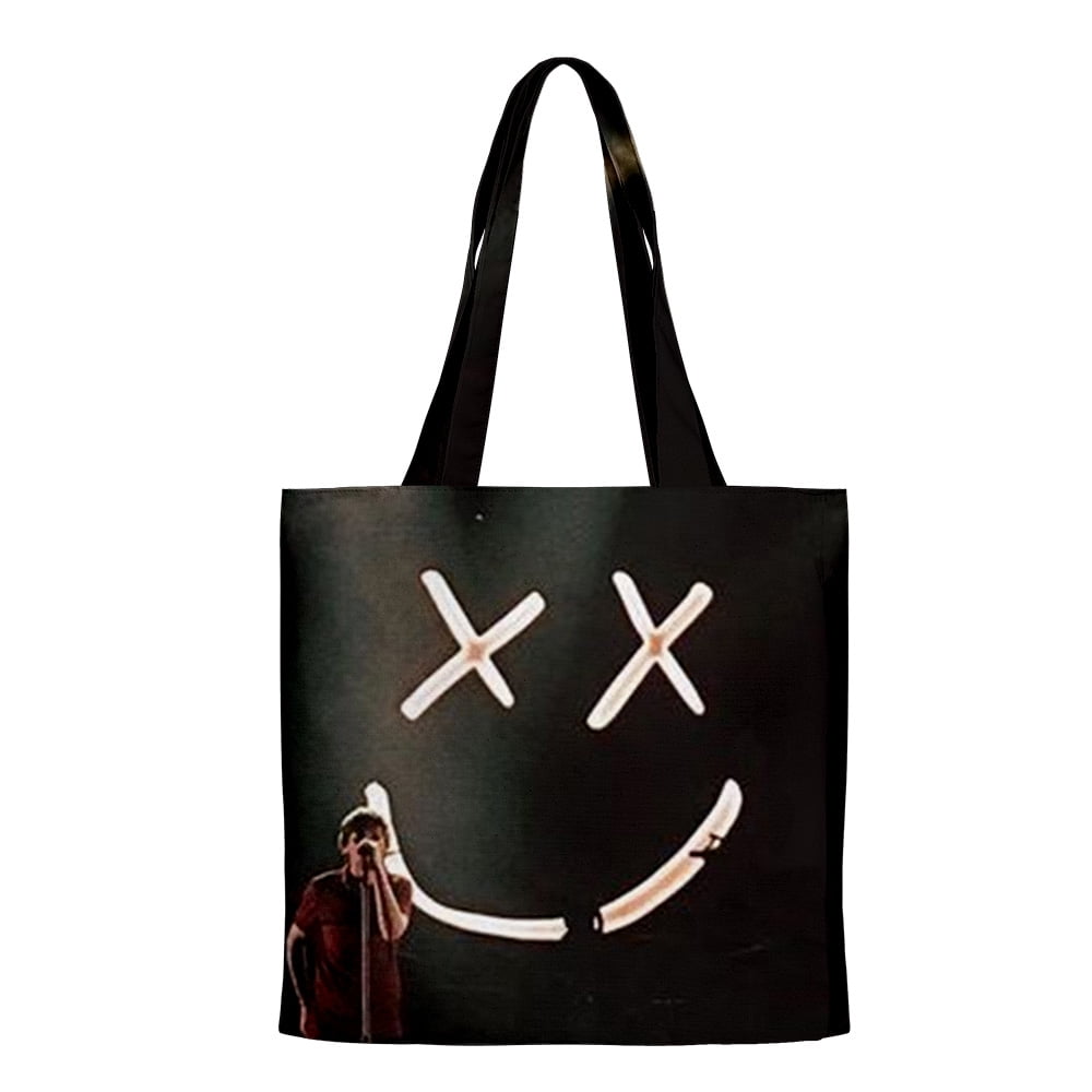 Louis Tomlinson Handbags Cloth Canvas Tote Bag Print Reusable Shoulder ...