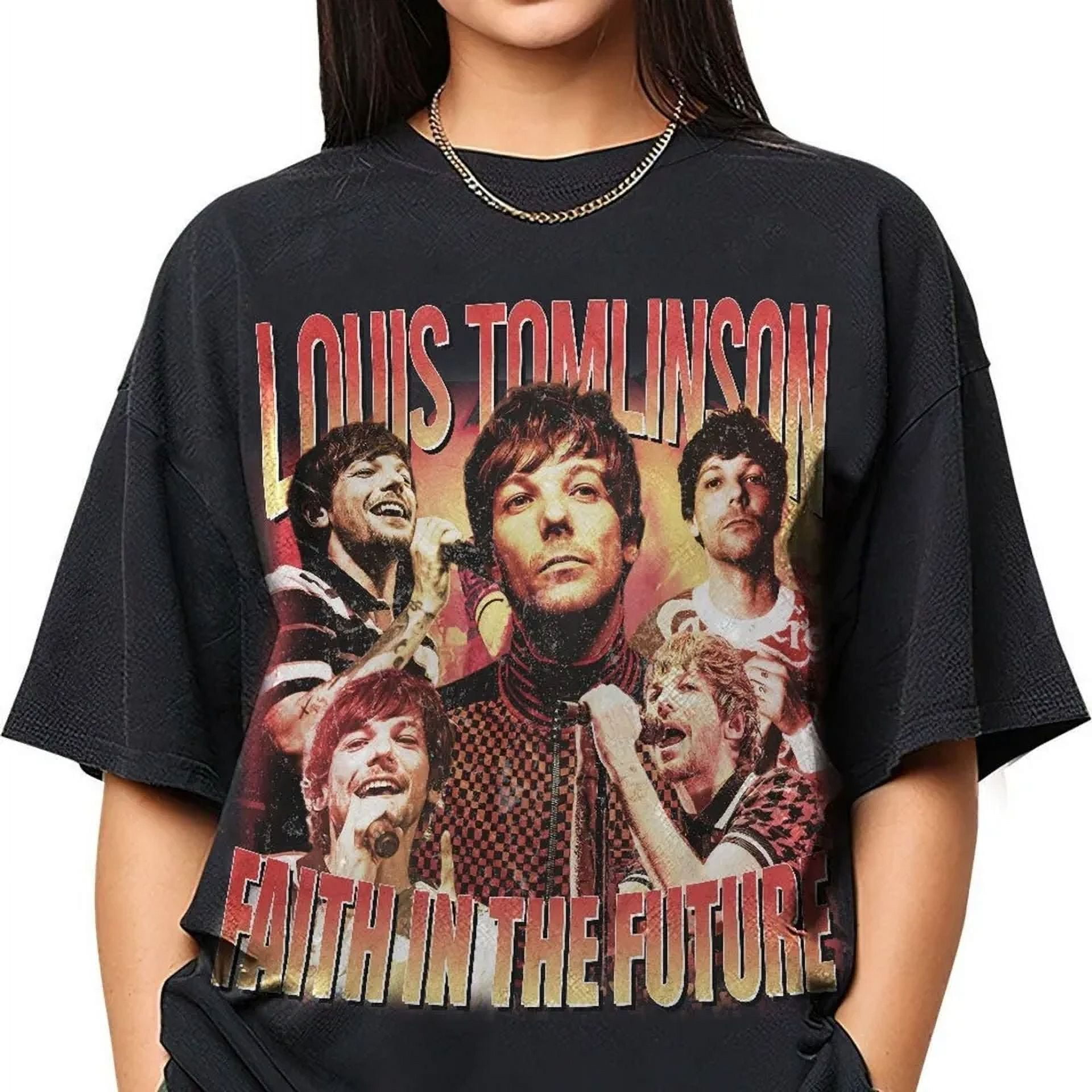 Louis Tomlinson One Direction Band T-shirt - Walls, The Tommo Way, Graphic Tee - Walmart.com