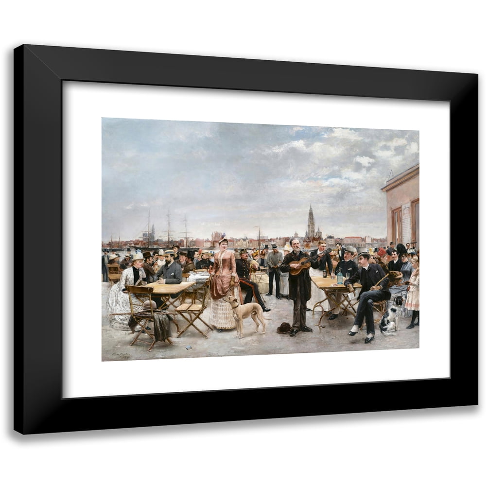 Louis Van Engelen 24x19 Black Modern Framed Museum Art Print Titled ...