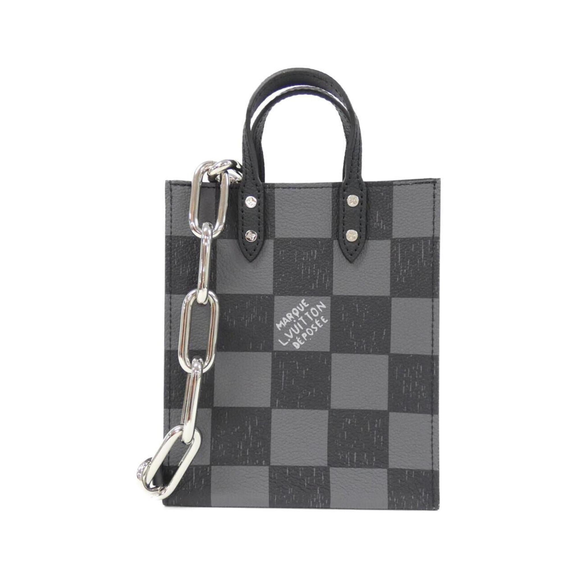 Pre-Owned Louis Vuitton Damier Checkerboard Sac Plat XS N60479 Bag ...