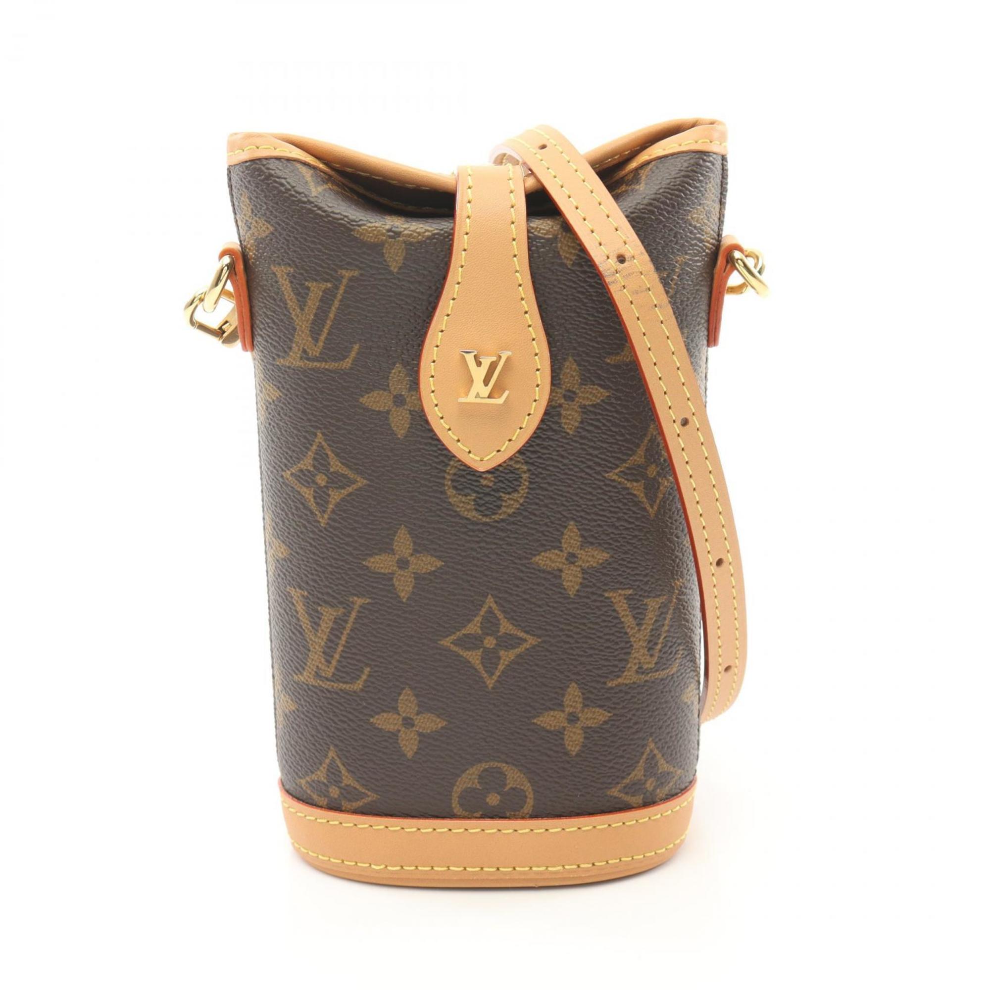 Pre-Owned Louis Vuitton Fold Me Pouch Monogram Shoulder Bag Coated ...