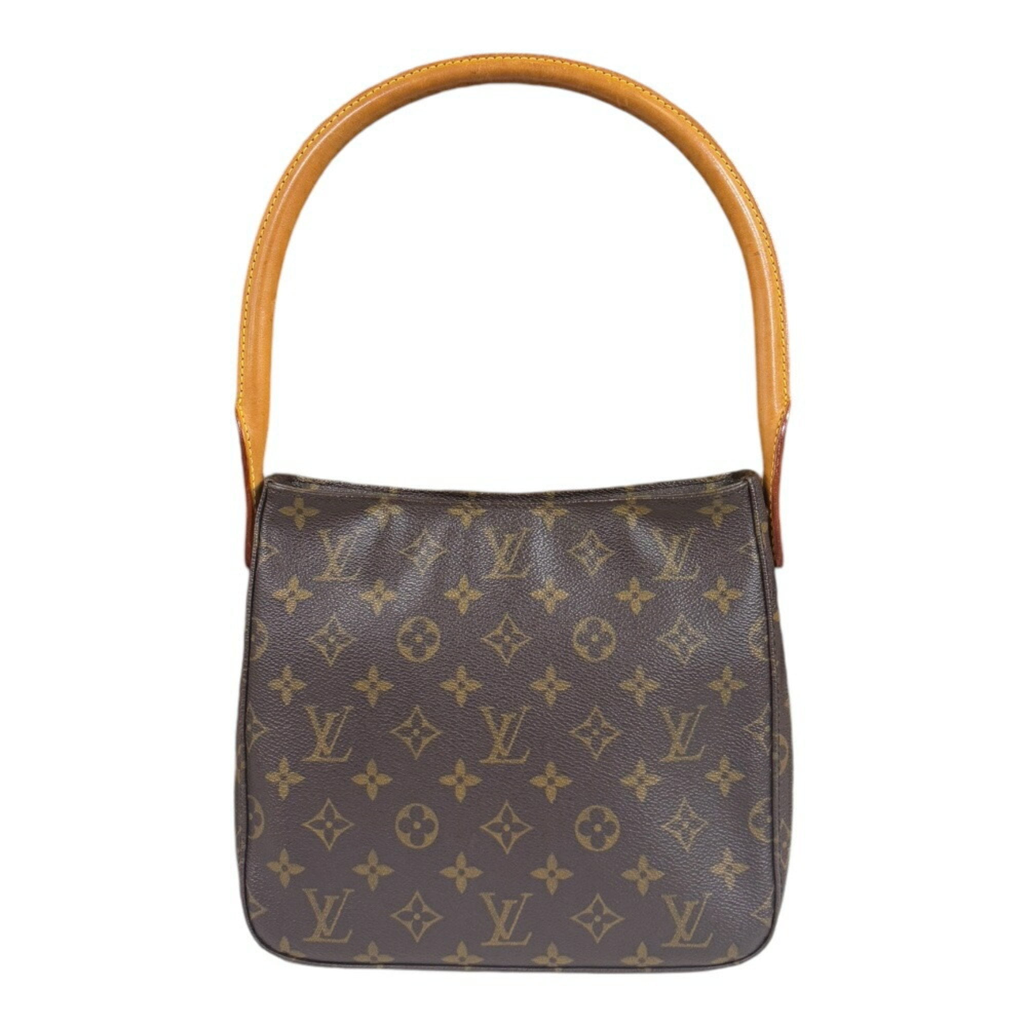 Pre-Owned Louis Vuitton Looping MM Monogram Shoulder Bag Canvas M51146 ...