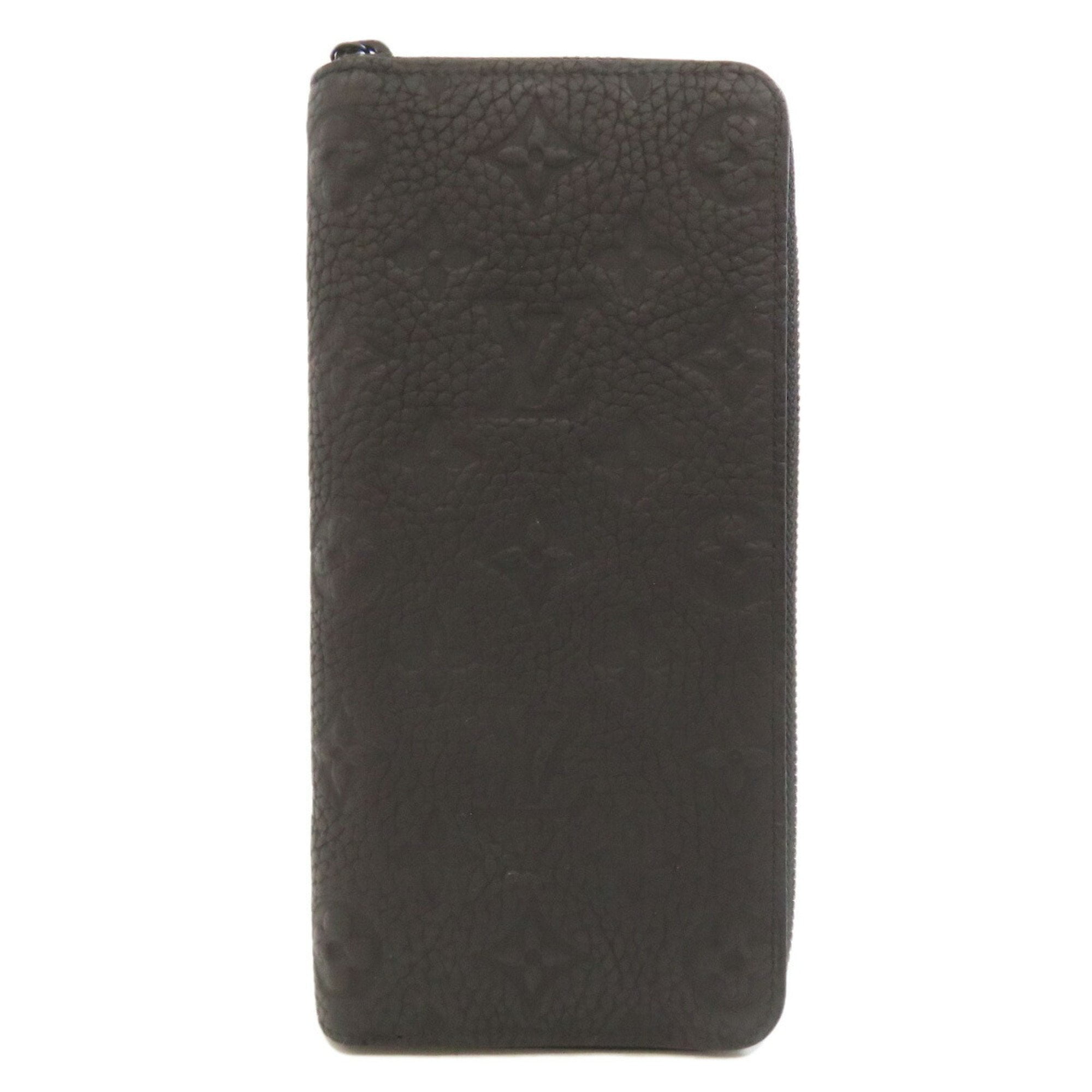 Pre-Owned Louis Vuitton M69047 Zipper Wallet Vertical Long Taurillon ...