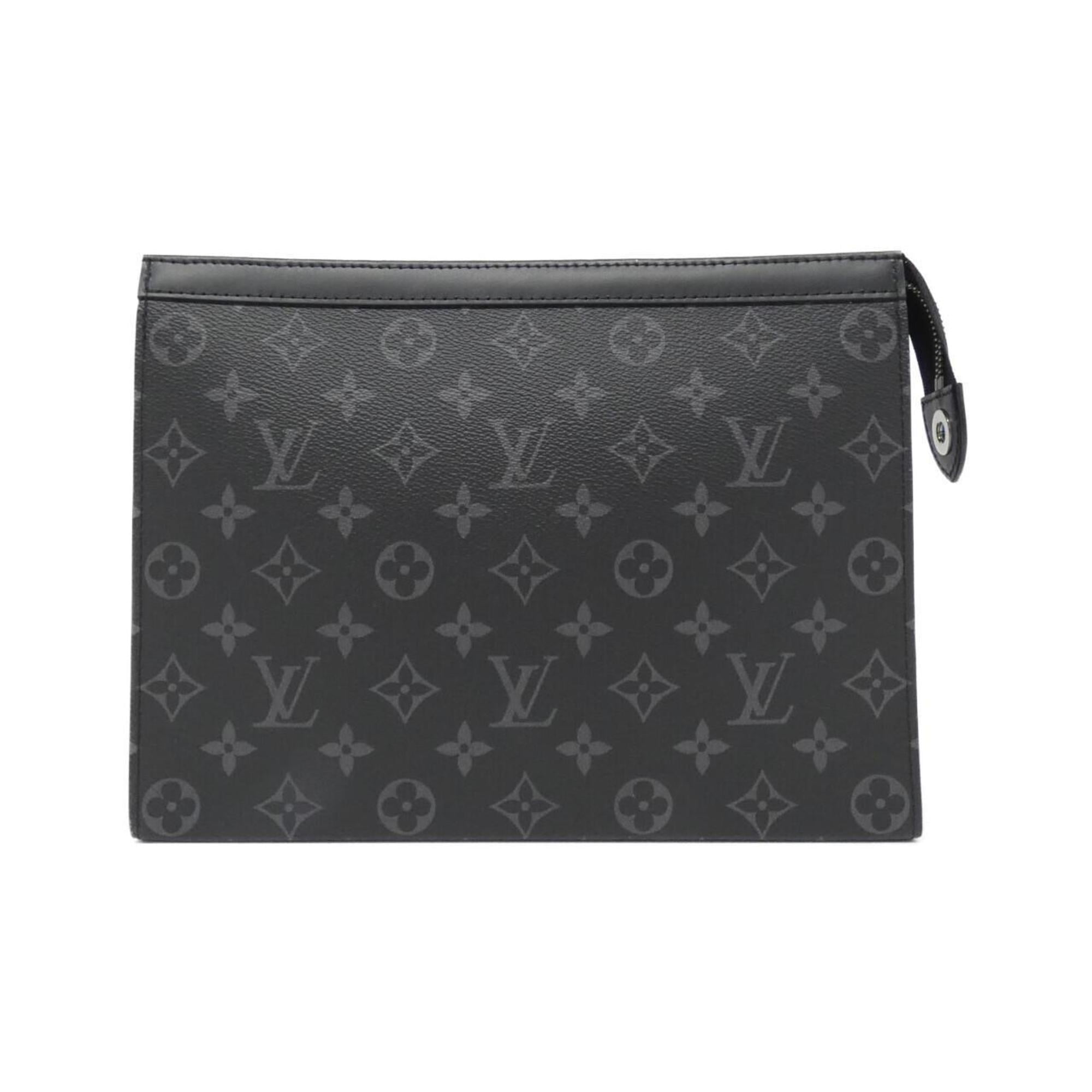 Pre-Owned Louis Vuitton Monogram Eclipse Pochette Voyage MM M61692 Bag ...