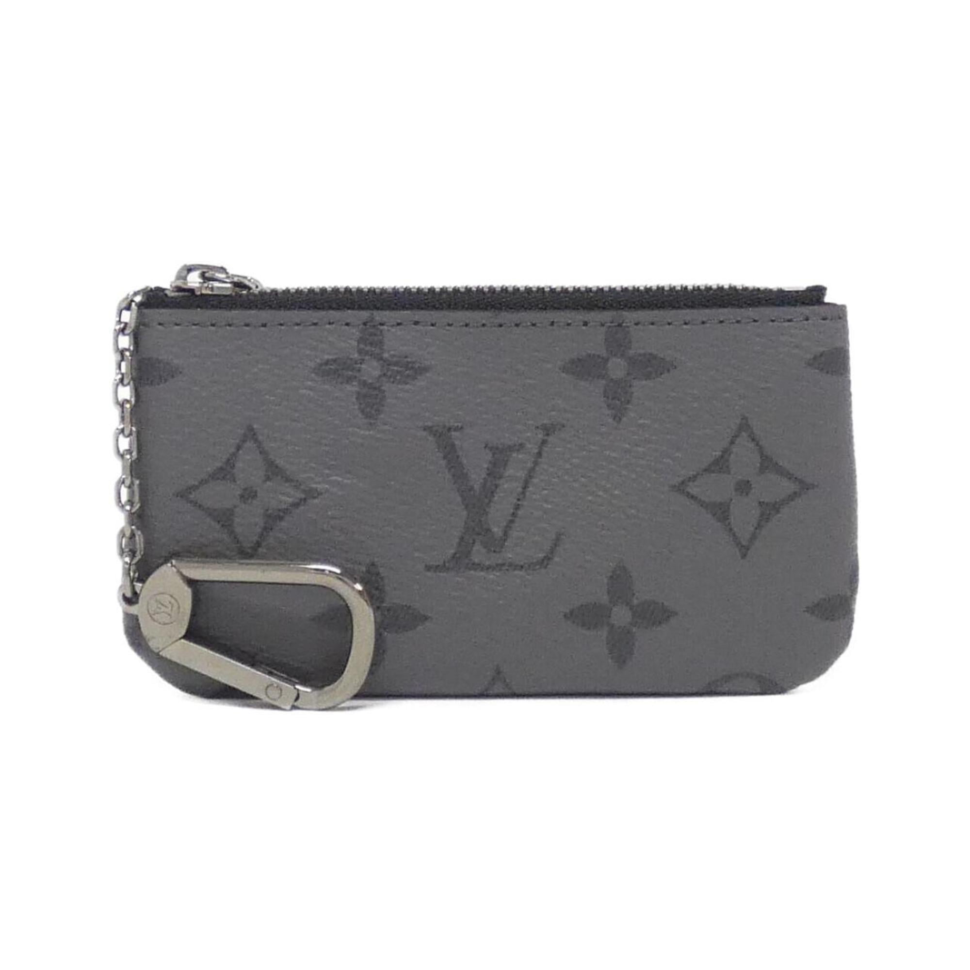 Pre-Owned Louis Vuitton Monogram Eclipse Reverse Card Key Case Pochette ...
