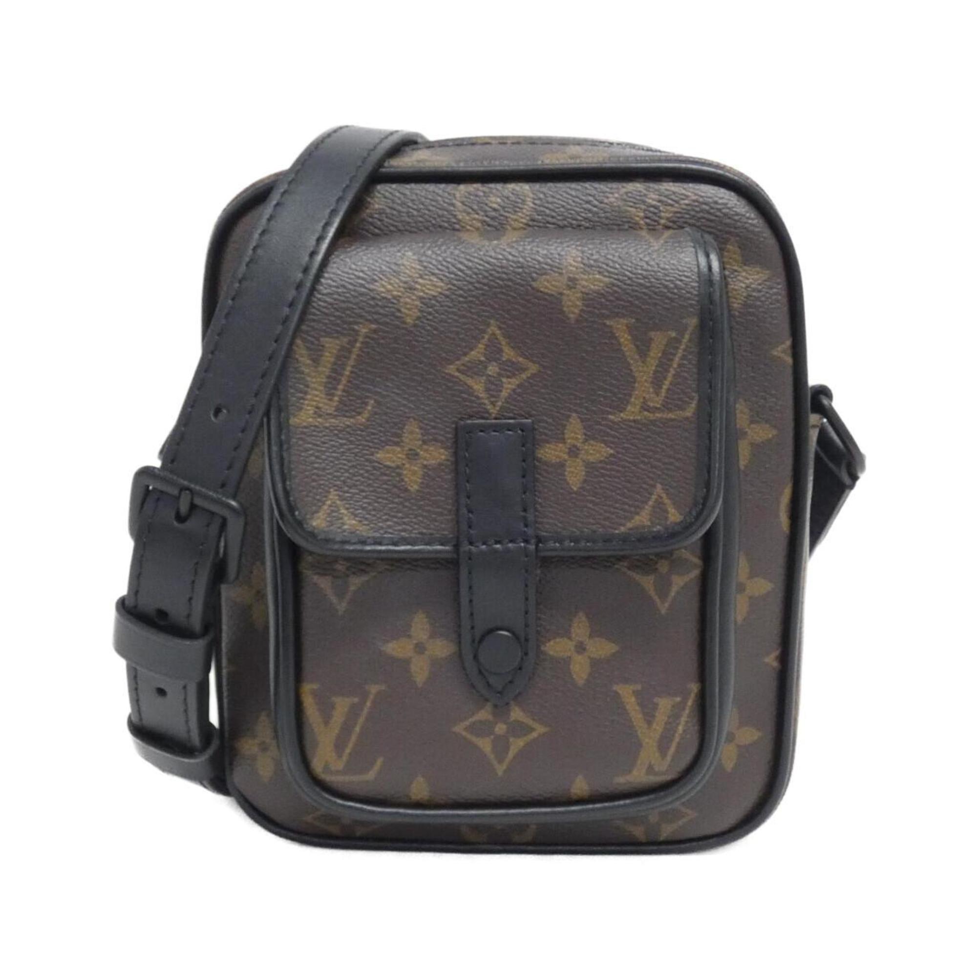 Pre-Owned Louis Vuitton Monogram Macassar Christopher Wearable Wallet ...