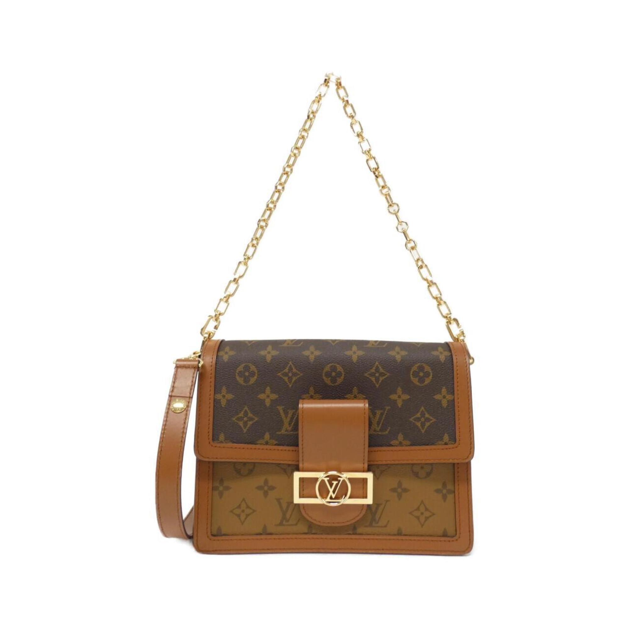 Pre-Owned Louis Vuitton Monogram Reverse Dauphine MM M44391 Shoulder ...