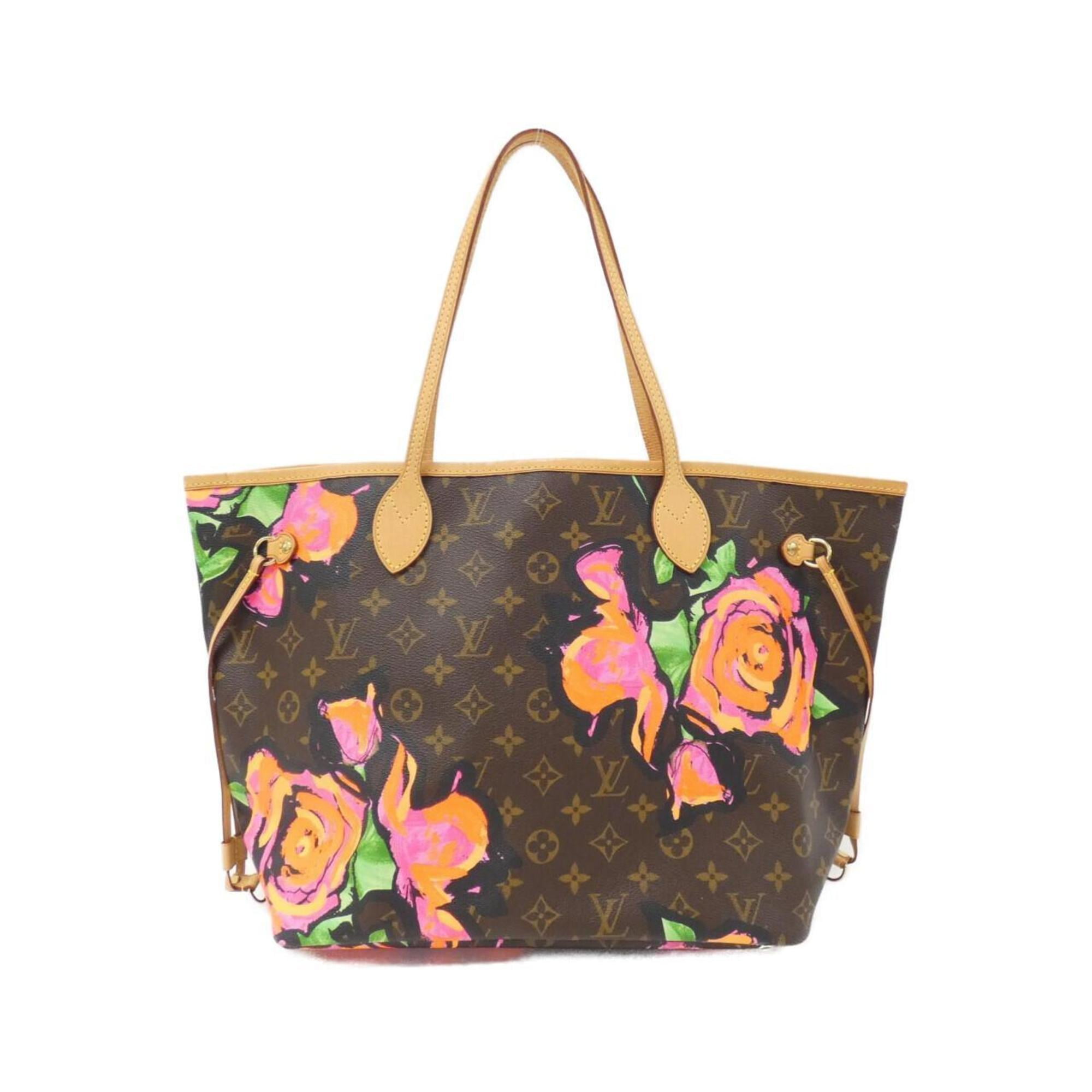 Pre-Owned Louis Vuitton Monogram Rose (Stephen Sprouse) Neverfull MM ...