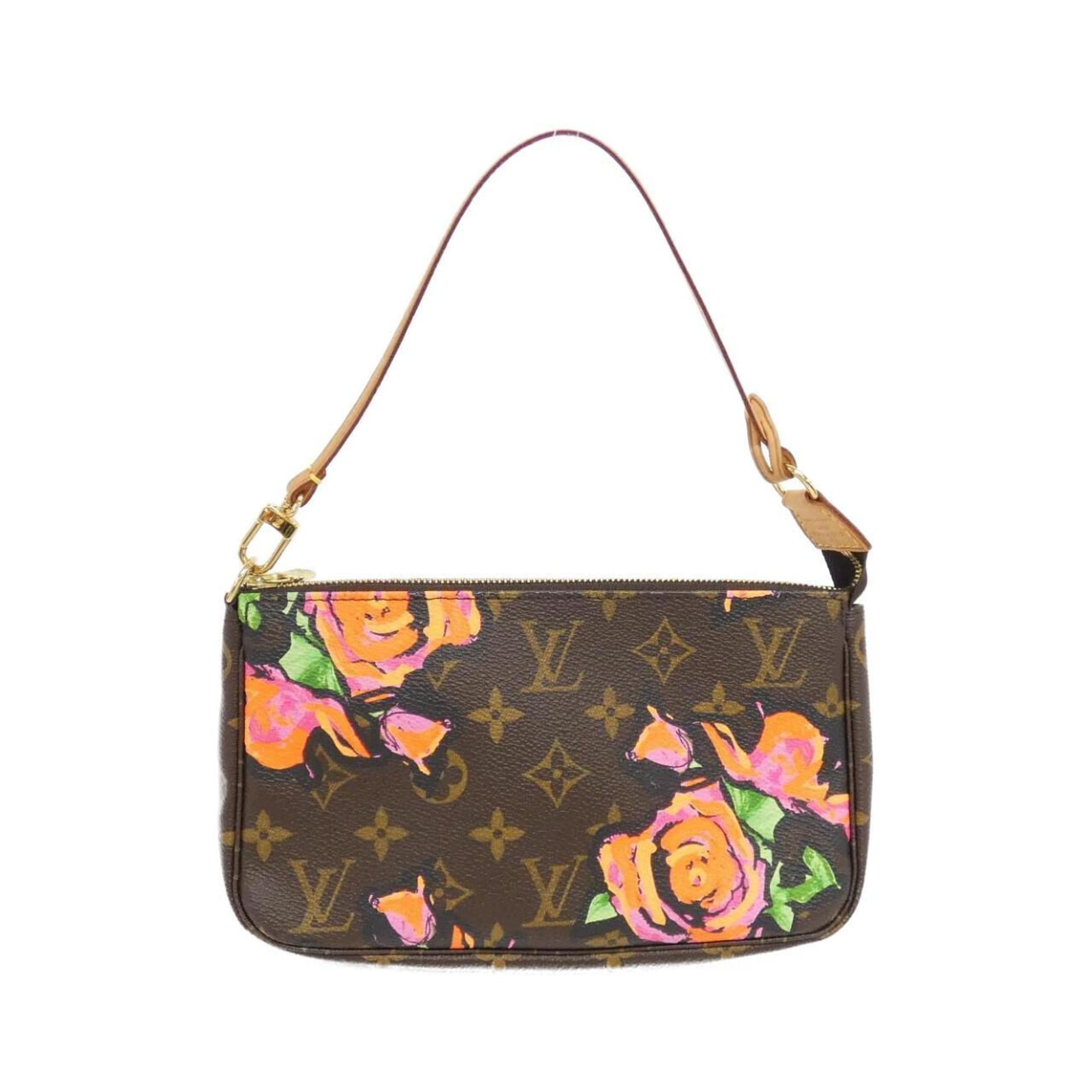 Pre-Owned Louis Vuitton Monogram Rose (Stephen Sprouse) Pochette ...