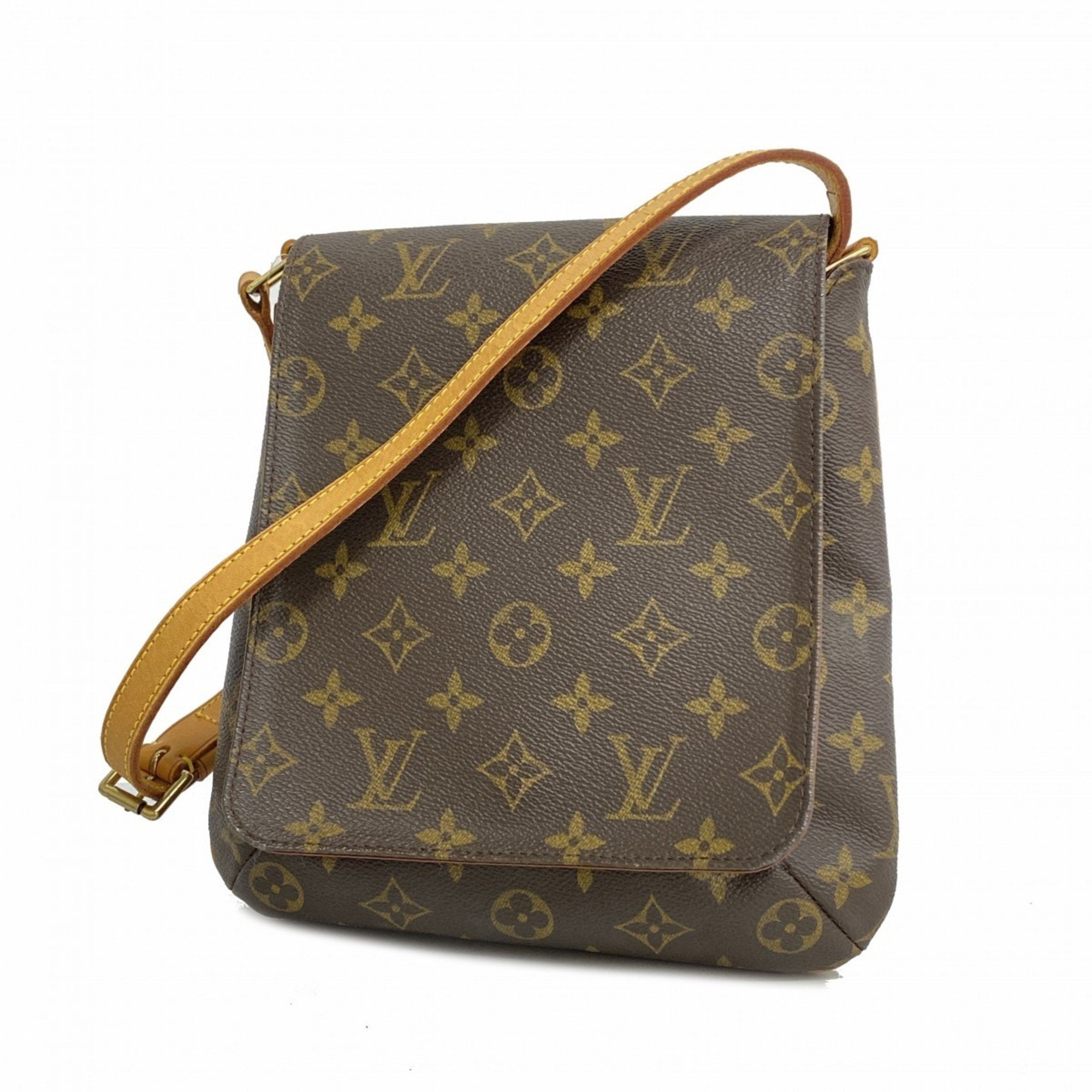 Pre-Owned Louis Vuitton Shoulder Bag Monogram Musette Salsa Short Strap M51258 Brown... (Good ...