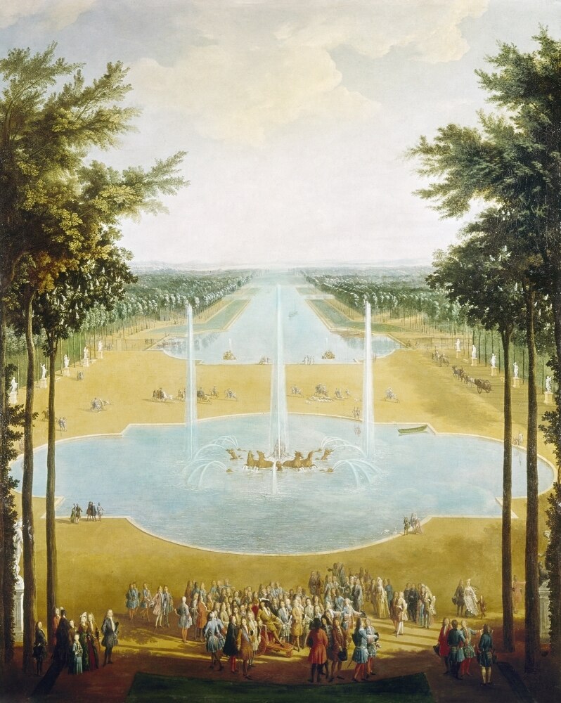 Louis Xiv (1638-1715). Nking Of France, 1643-1715. The King, Surrounded ...