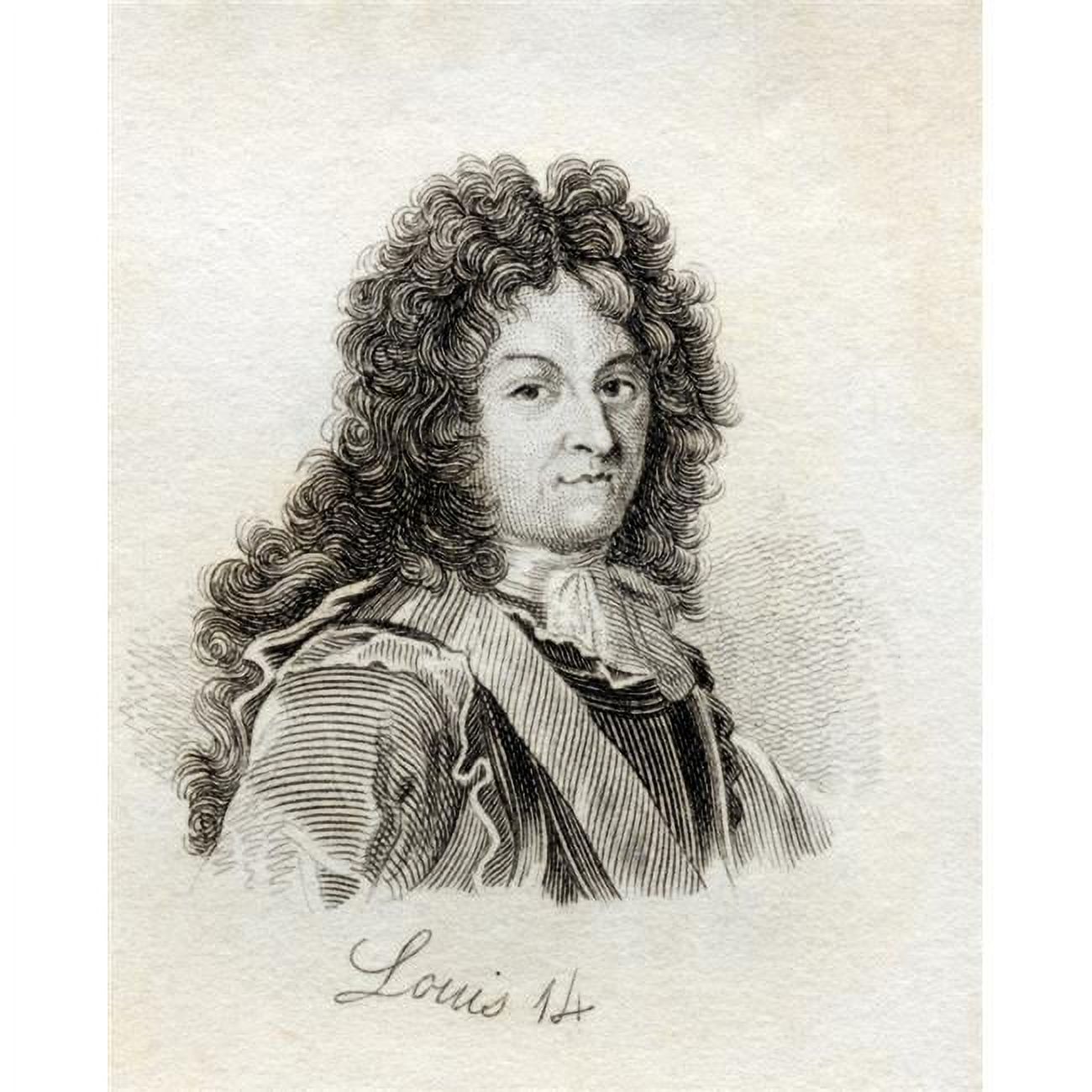 Louis Xiv Louis Dieudonn 1638-1715 King Of France And Navarre From The Book Crabbs Historical ...