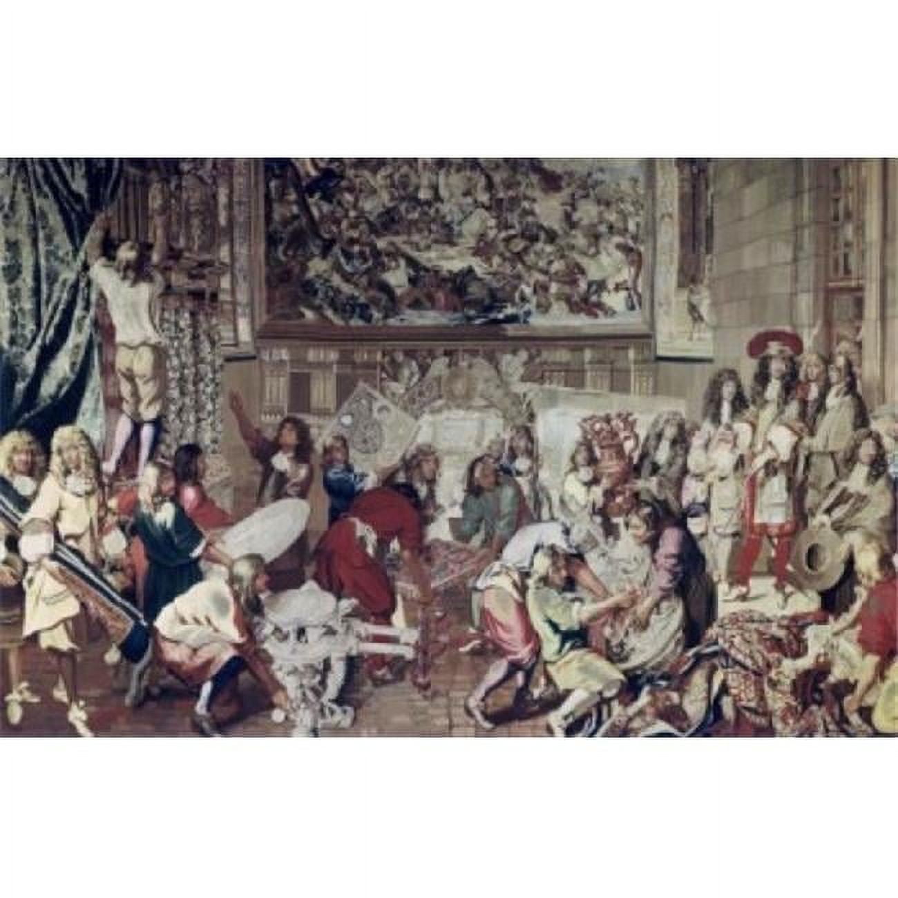 Louis Xiv Visit to Gobelins Factory Oct. 15 1667 Artist Unknown French ...