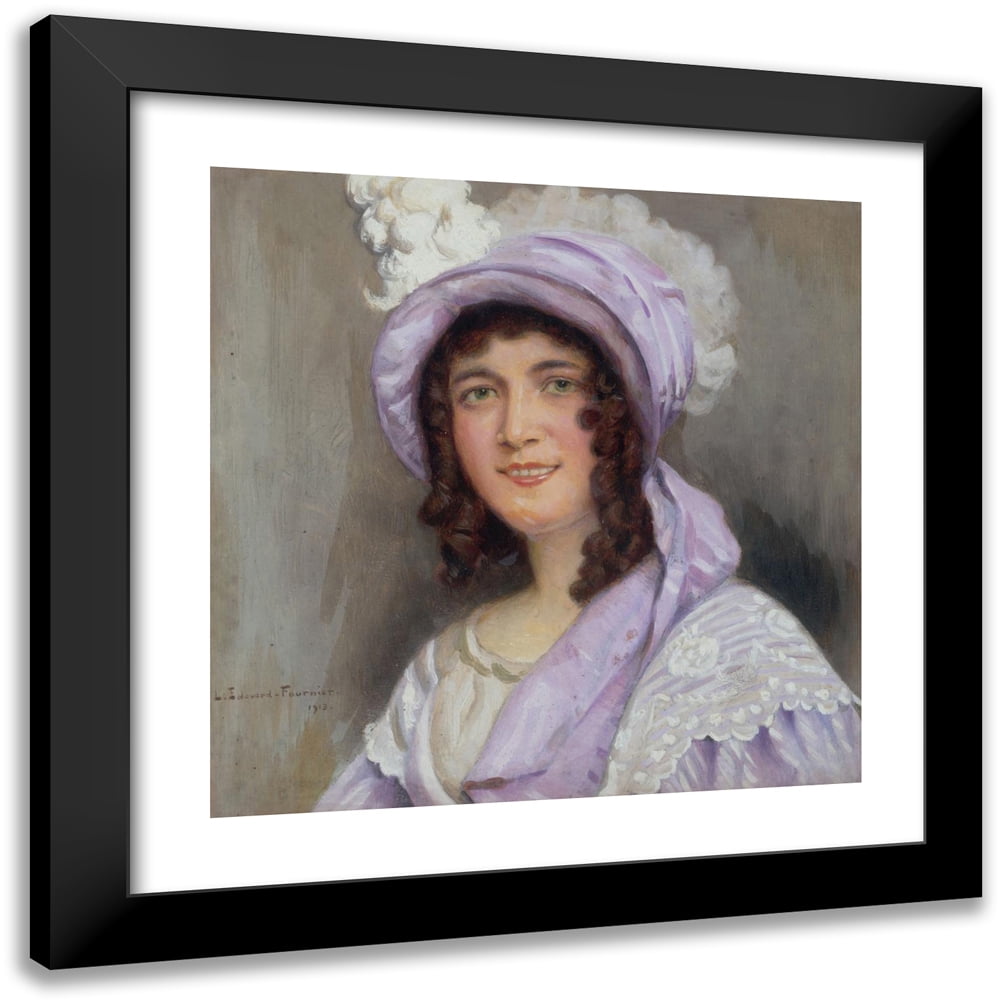 Louis Édouard Fournier 20x20 Black Modern Framed Museum Art Print ...