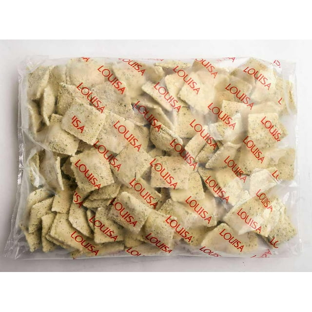 Louisa Breaded Beef Ravioli, Frozen Meat Stuffed, Ready to Heat ...