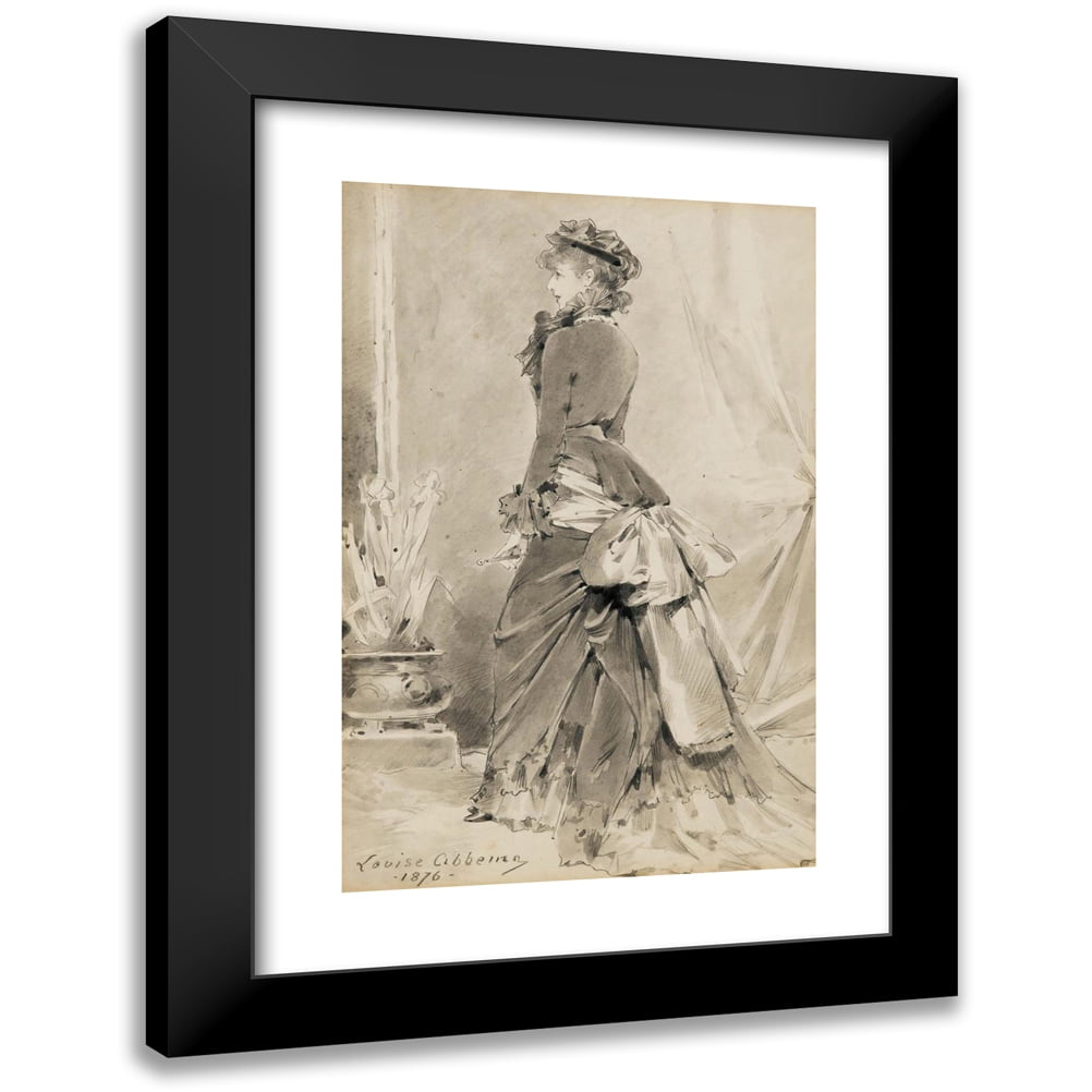 Louise Abbéma 11x14 Black Modern Framed Museum Art Print Titled ...