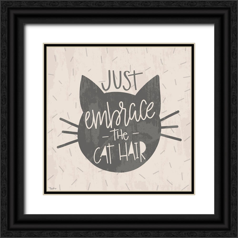Louise, Gigi 12x12 Black Ornate Wood Framed with Double Matting Museum ...