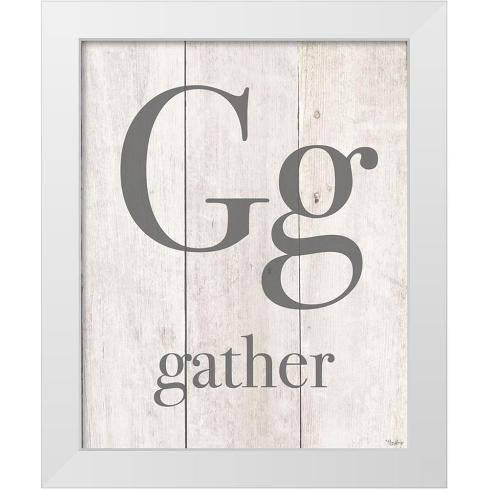 Louise, Gigi 12x14 White Modern Wood Framed Museum Art Print Titled ...