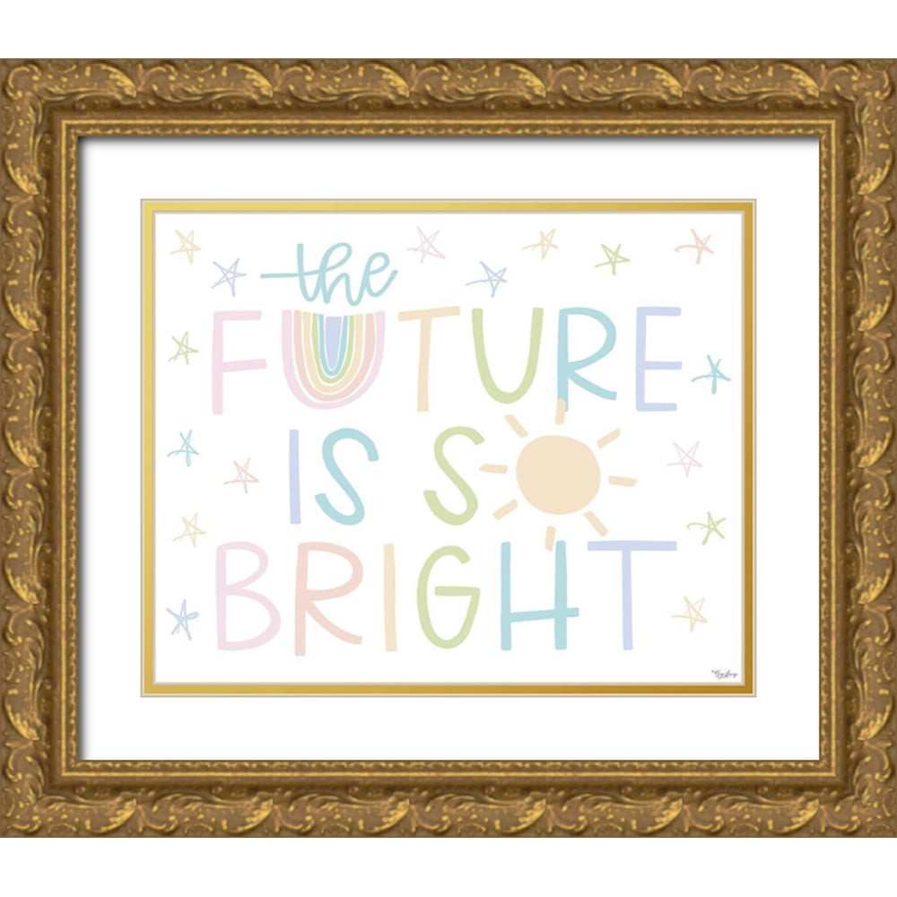 Louise, Gigi 14x12 Gold Ornate Wood Framed with Double Matting Museum ...