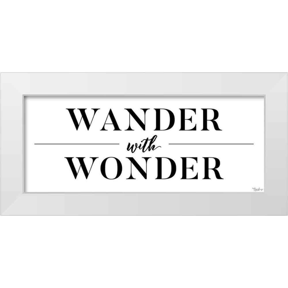 Louise, Gigi 14x8 White Modern Wood Framed Museum Art Print Titled ...