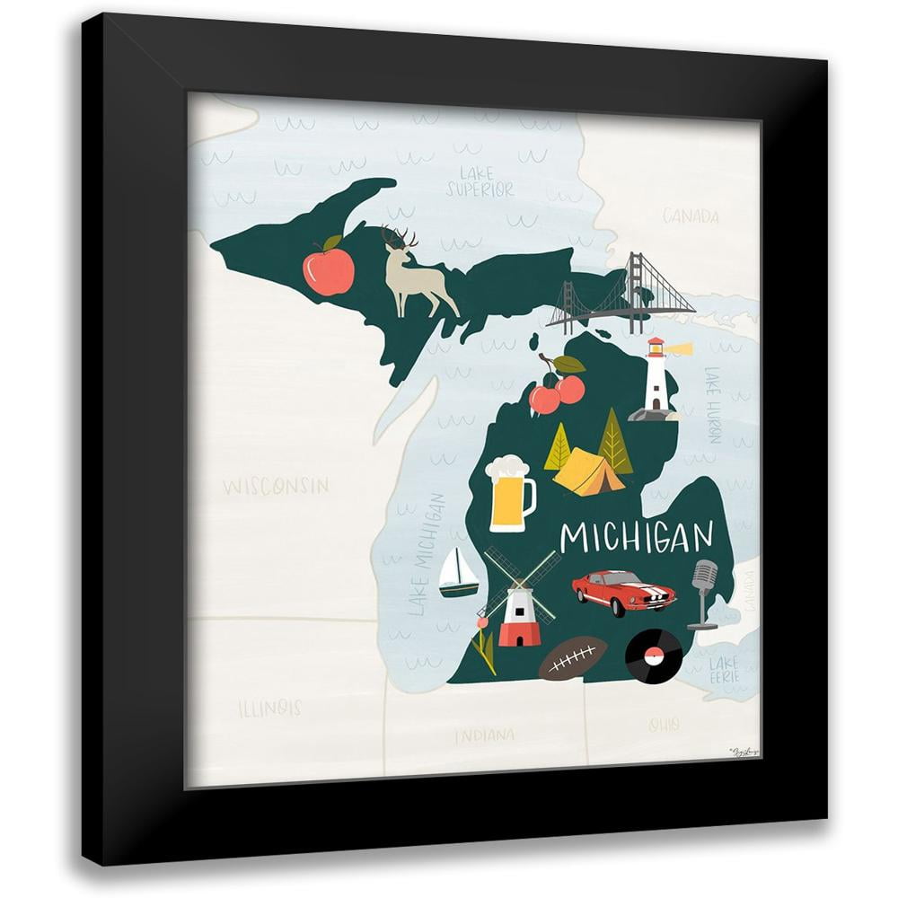 Louise, Gigi 15x18 Black Modern Framed Museum Art Print Titled ...