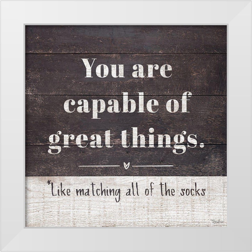 Louise, Gigi 20x20 White Modern Wood Framed Museum Art Print Titled ...