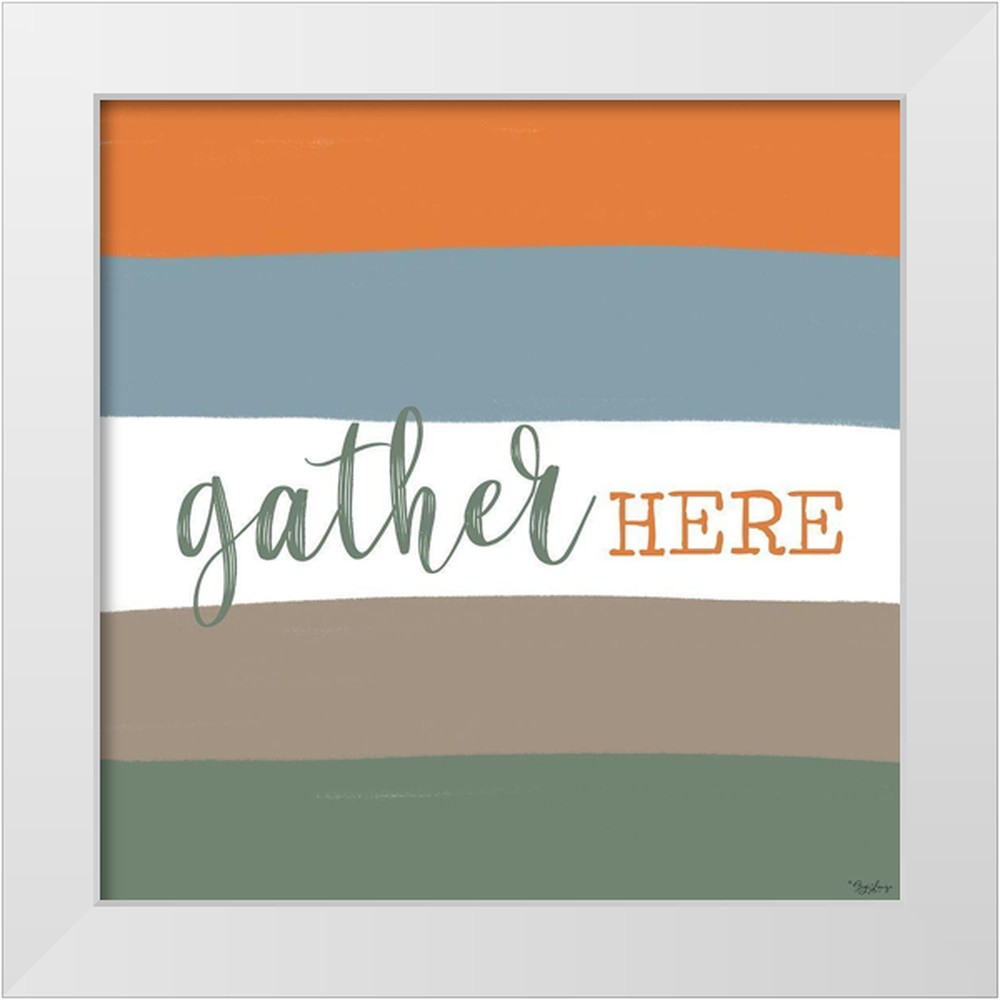 Louise, Gigi 26x26 White Modern Wood Framed Museum Art Print Titled ...