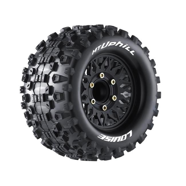 Louise R&C LOULT3204SX MT-Uphill Soft 1-10 Monster Truck Tires with 0.5 ...