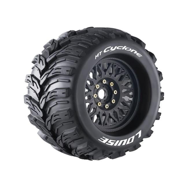 Louise R&C LOULT3220X MT-Cyclone Sport 1-8 Monster Truck Tires with 0.5 in. Offset - Walmart.com