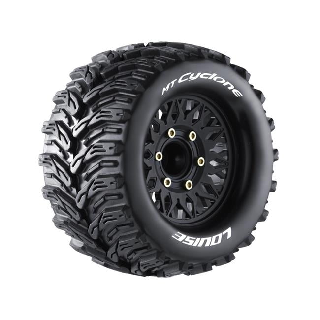 Louise R&C LOULT3226SX MT-Cyclone Soft 1-10 Monster Truck Tires with 0. ...