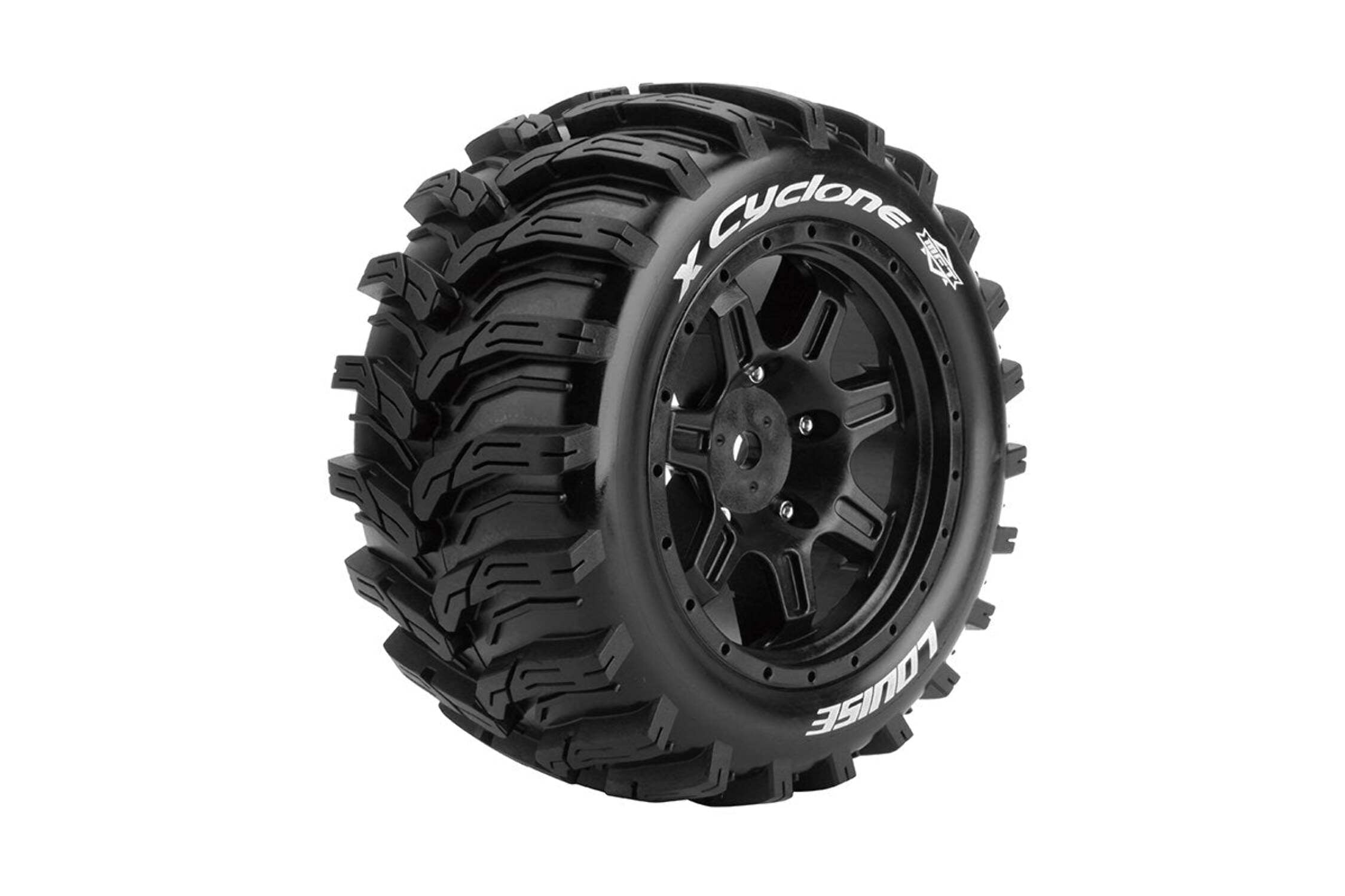 Louise RC L-T3298B MFT X-Cyclone Sport Monster Truck Tires Mounted on ...