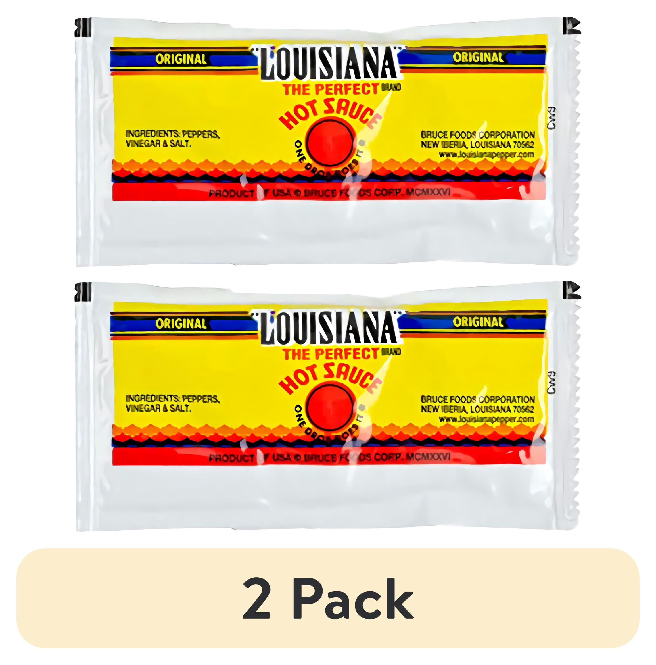 (2 pack) Louisiana 7 Gram Hot Sauce Portion Packets, Case of 200 ...