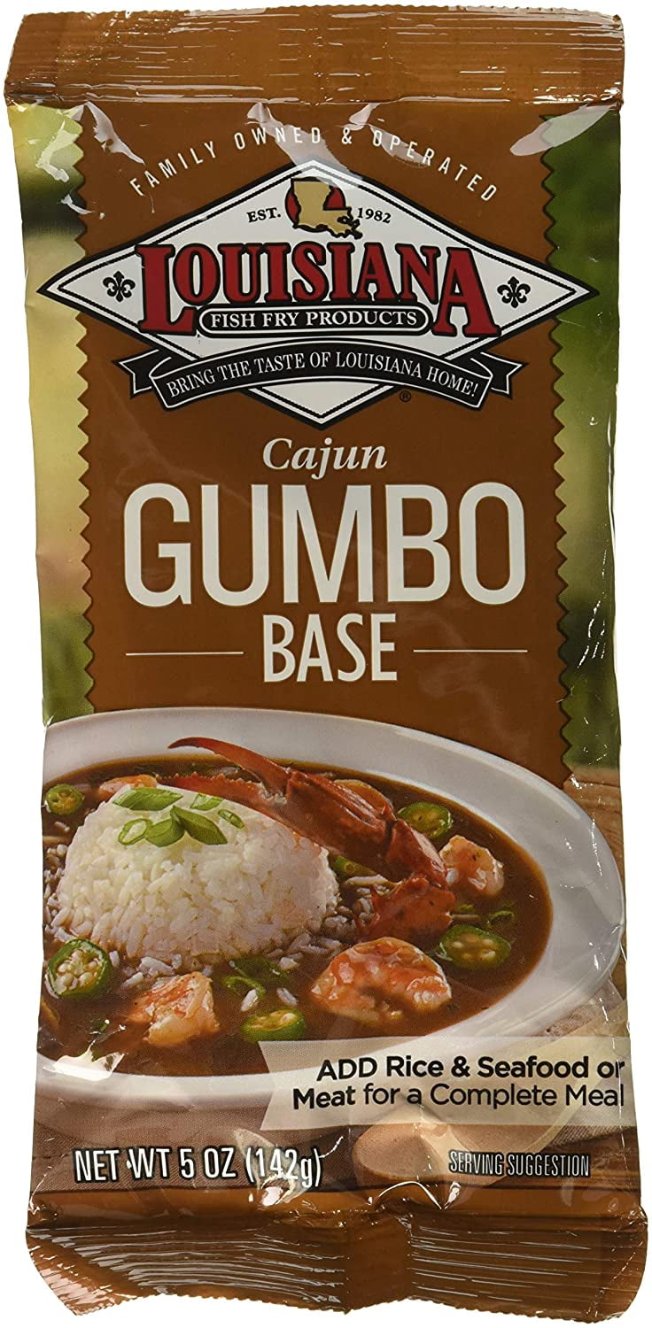 Louisiana Fish Fry Gumbo Base Mix, Seasoning Pack of 5, 5 Ounce Each ...