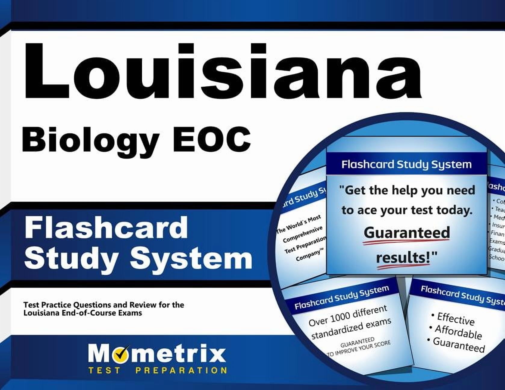 Louisiana Biology EOC Flashcard Study System: Louisiana EOC Test ...
