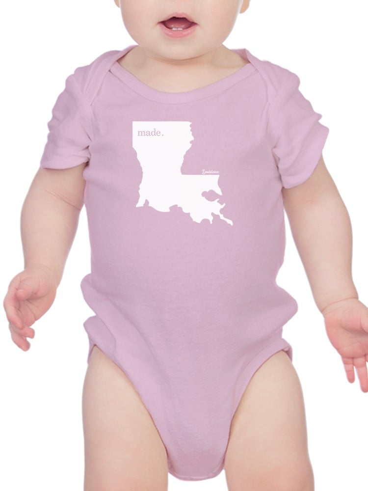 Louisiana Bodysuit Infant -Smartprints Designs, Newborn - Walmart.com