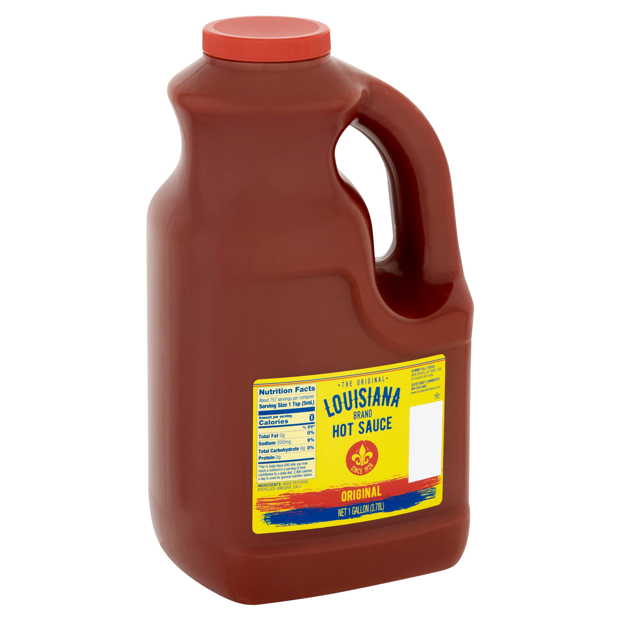 Louisiana Brand The Original Hot Sauce, 1 gallon - Walmart.com