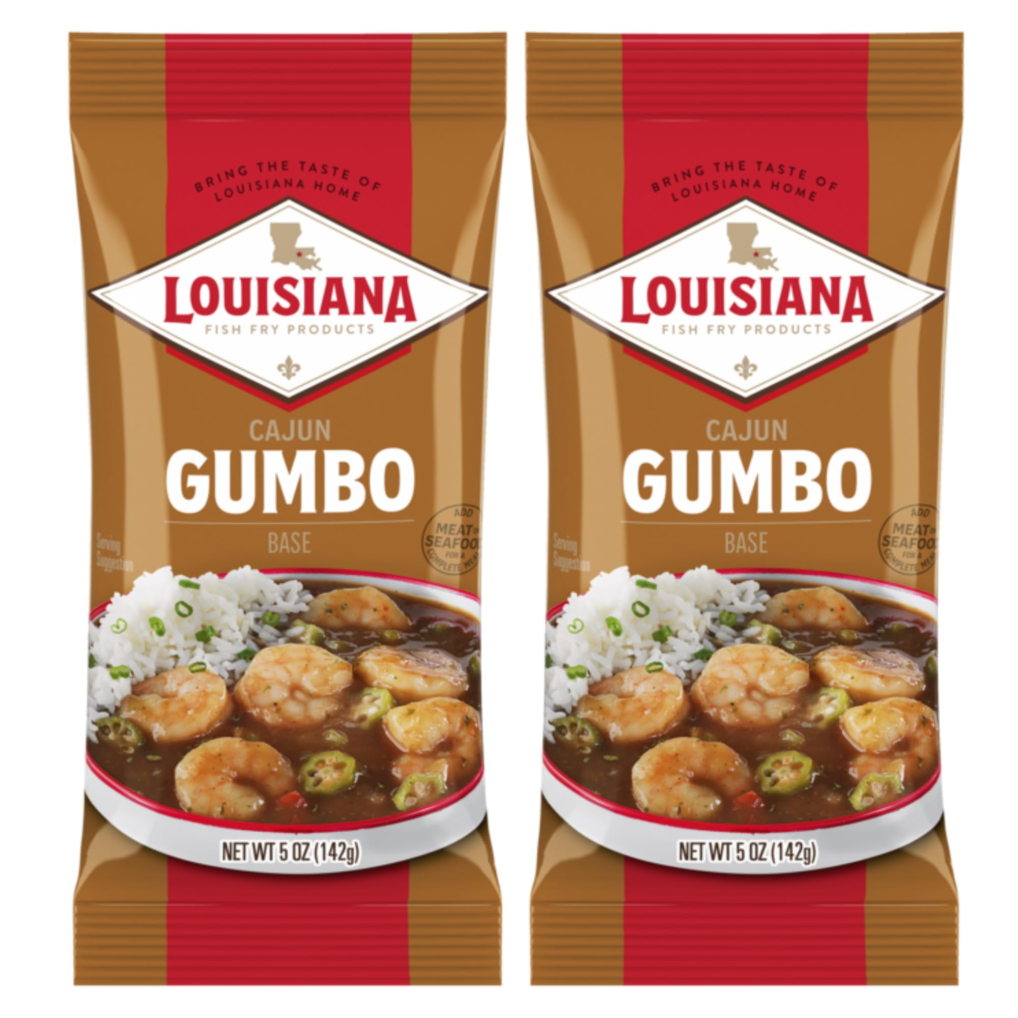 Louisiana Fish Fry Gumbo Base 5 oz. (Pack of 2) - Authentic Cajun ...